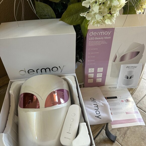 Dermay | Skincare | 7 Led Light Treatment Portable Face Mask Skin Care ...